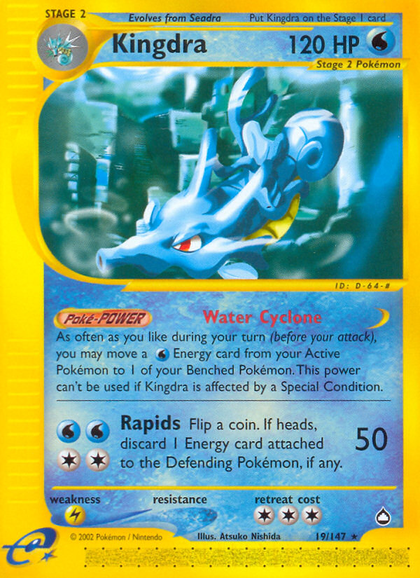 Pokemon Kingdra Card