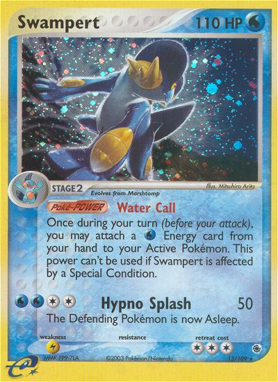 Pokemon Swampert Card