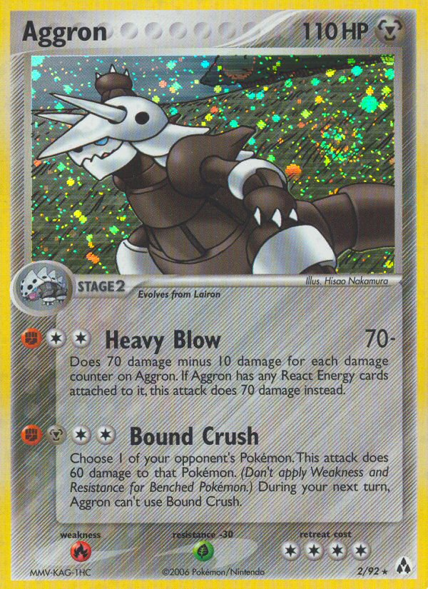 Aggron Pokemon Card