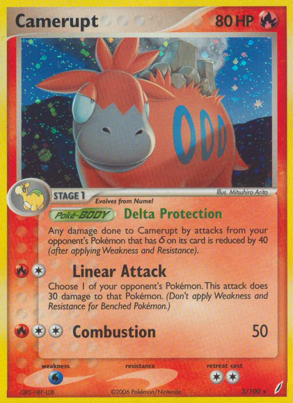 Pokemon Camerupt Card