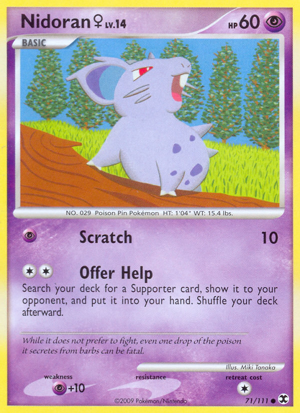 Nidoran Pokemon Card
