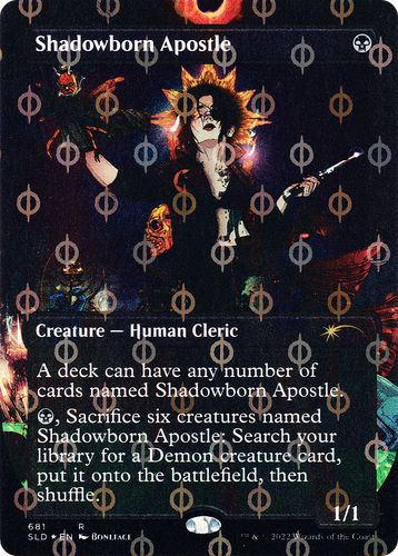 Shadowborn Apostle (SLD-681Φ) - Secret Lair Drop (Borderless) Foil ...