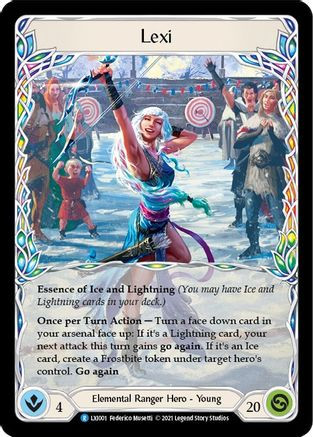 Lexi (LXI001) Blitz Deck: Tales of Aria - Lexi Rainbow Foil - Game Nerdz