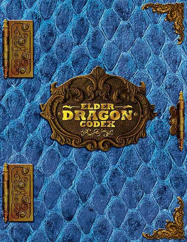 Elder Dragon Codex Binder (Blue) - Game Nerdz