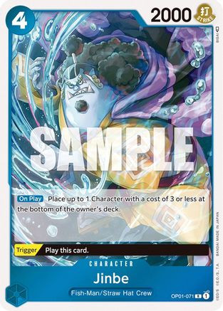 Jinbe (OP01-071) Romance Dawn Foil - Game Nerdz