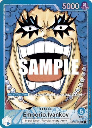 Emporio.Ivankov (Alternate Art) (OP02-049) Paramount War Foil - Game Nerdz