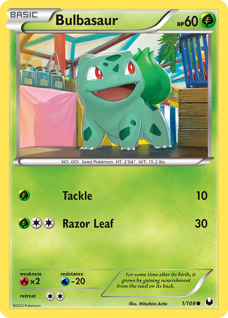 Bulbasaur Pokemon Card