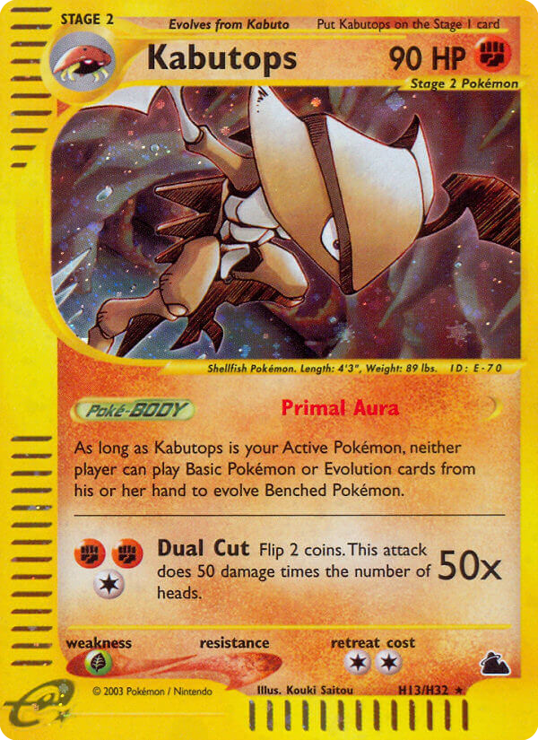 Pokemon Kabutops Evolution