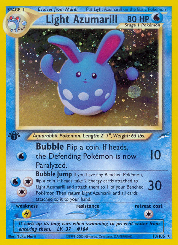 Azumarill Pokemon Card