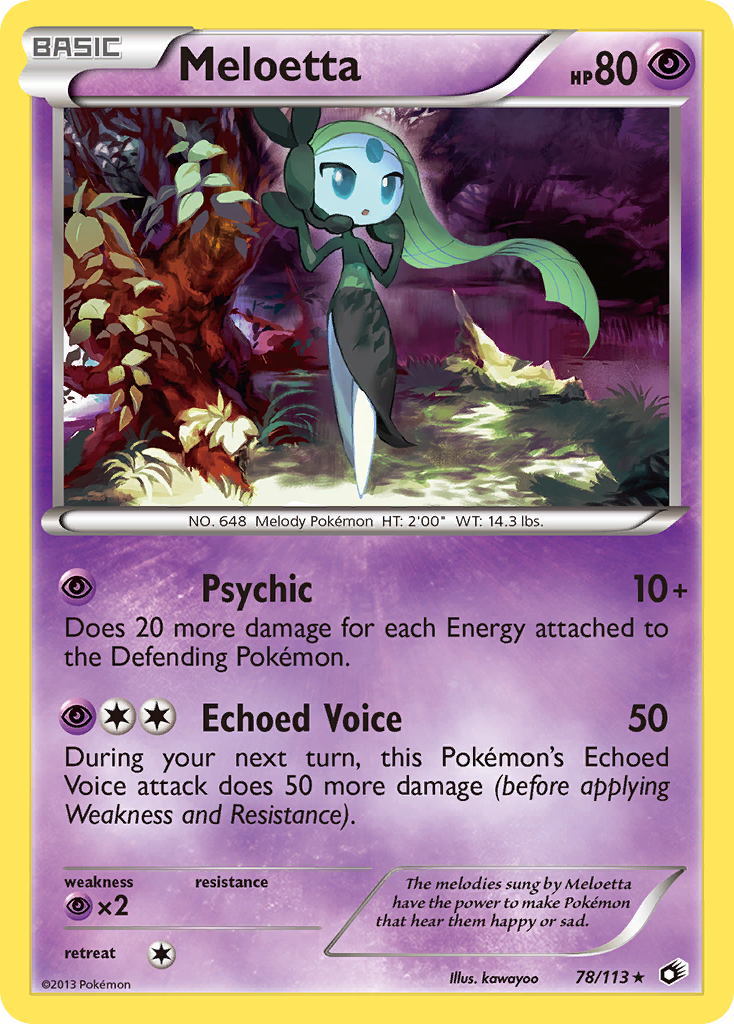 Meloetta Pirouette Forme Card