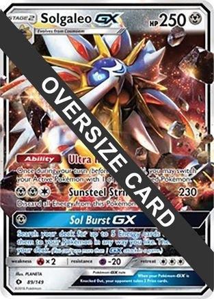 Solgaleo GX - 89/149 89 - Jumbo Cards Holofoil - Game Nerdz