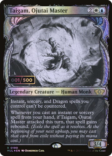 Taigam, Ojutai Master (MUL-190Z) - Multiverse Legends: (Showcase) Foil ...