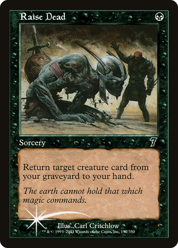 Raise Dead (7ED-157★) - Seventh Edition Foil - Game Nerdz