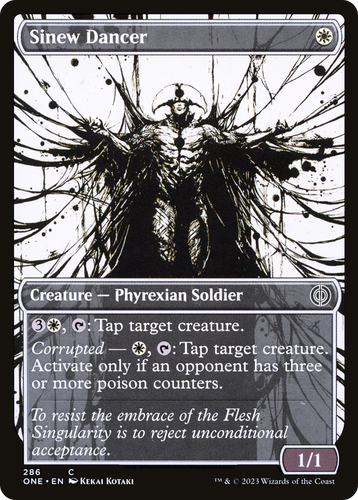 Sinew Dancer (ONE-286) - Phyrexia: All Will Be One: (Showcase) Foil ...