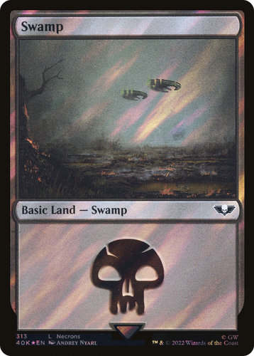 Swamp (40K-313★) - Warhammer 40,000 Commander Foil - Game Nerdz