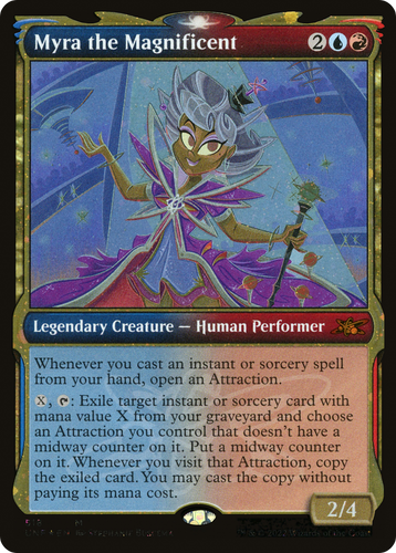 Myra the Magnificent (UNF-518) - Unfinity: (Showcase) Foil - Game Nerdz