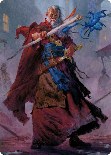 Elminster // Elminster (ACLB-064) - Battle for Baldur's Gate Art Series ...