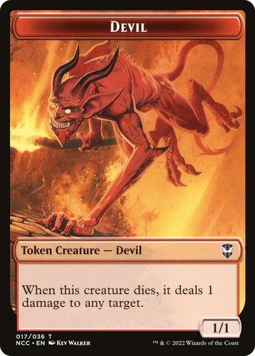 Devil (TNCC-017) - New Capenna Commander Tokens - Game Nerdz