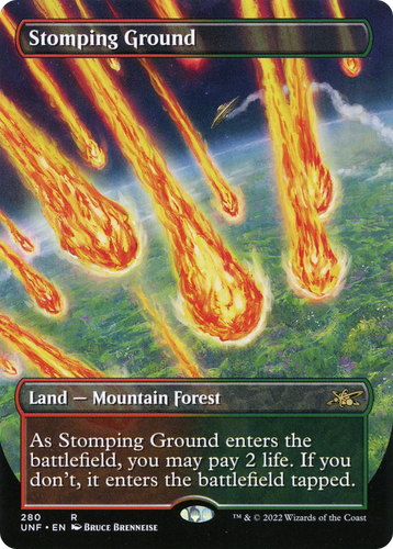 Stomping Ground (UNF-280) - Unfinity (Borderless) - Game Nerdz