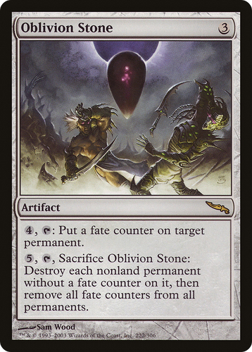 Oblivion Stone (MRD-222) - Mirrodin - Game Nerdz