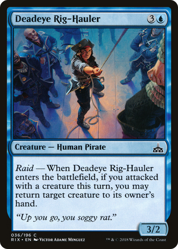 Deadeye Rig-Hauler (RIX-036) - Rivals of Ixalan - Game Nerdz