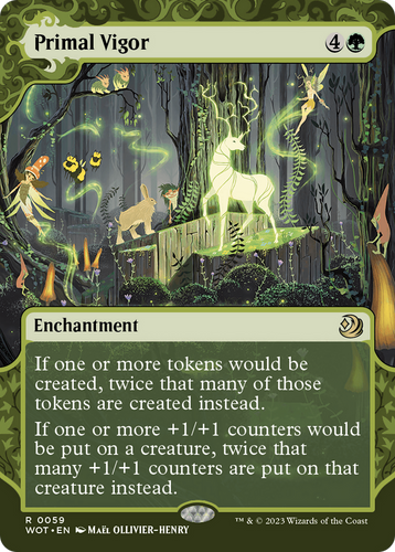 Primal Vigor (WOT-059) - Wilds of Eldraine: Enchanting Tales: (Showcase ...