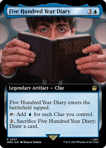 Five Hundred Year Diary (WHO-357) - Doctor Who: (Extended Art) - Game Nerdz