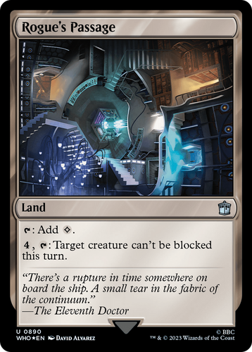 Rogue's Passage (WHO-890) - Doctor Who Foil - Game Nerdz