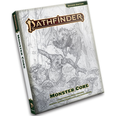 Pathfinder RPG 2nd Edition: Monster Core (Sketch Cover) - Game Nerdz