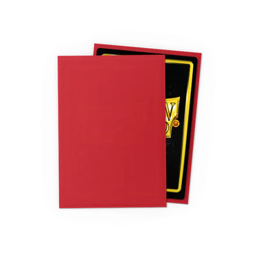 Dragon Shield: Ruby - Matte Japanese Size Card Sleeves (60ct) - Game Nerdz