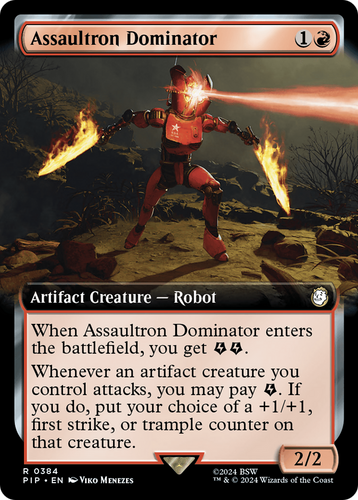 Assaultron Dominator (PIP-384) - Fallout: (Extended Art) - Game Nerdz