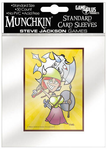 Munchkin: Standard Size Card Sleeves - Flower (50ct) - Game Nerdz
