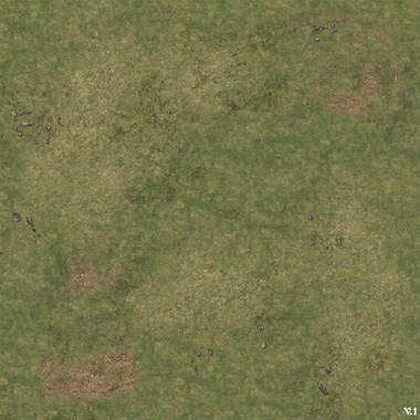 Battle Systems Terrain: Grassy Fields V1 - Gaming Mat 2x2 - Game Nerdz