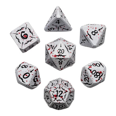 Forged Gaming: Deadly Game Metal RPG Dice Set - Game Nerdz