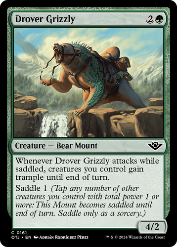 Drover Grizzly (OTJ-161) - Outlaws of Thunder Junction - Game Nerdz