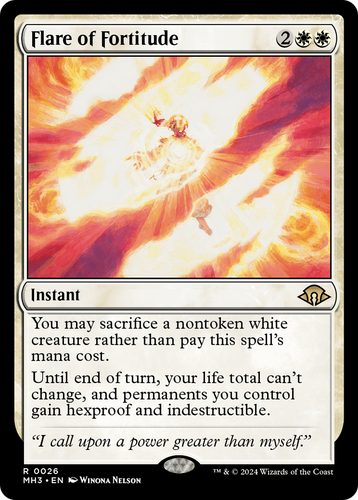 Flare of Fortitude (MH3-026) - Modern Horizons 3 Foil - Game Nerdz