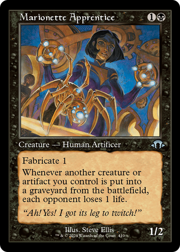 Marionette Apprentice (MH3-410) - Modern Horizons 3 Foil - Game Nerdz