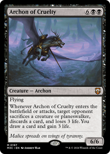 Archon of Cruelty (M3C-197) - Modern Horizons 3 Commander - Game Nerdz