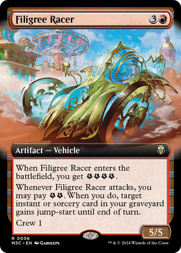 Filigree Racer (M3C-056) - Modern Horizons 3 Commander: (Extended Art ...