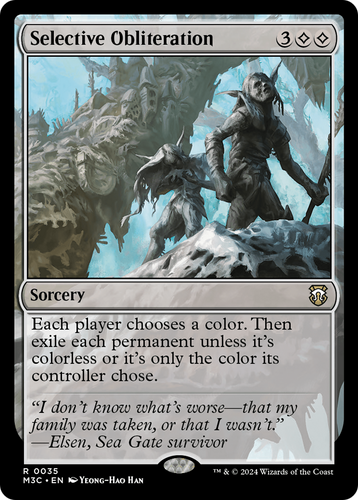 Selective Obliteration (M3C-035) - Modern Horizons 3 Commander Foil ...