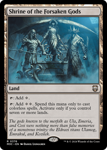 Shrine of the Forsaken Gods (M3C-376) - Modern Horizons 3 Commander ...
