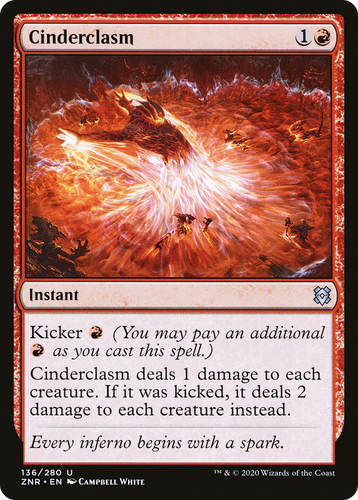 Cinderclasm (ZNR-136) - Zendikar Rising Foil - Game Nerdz