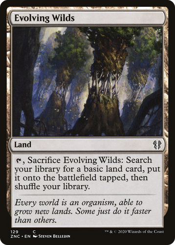 Evolving Wilds (ZNC-129) - Zendikar Rising Commander - Game Nerdz