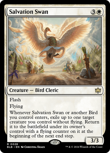 Salvation Swan (BLB-028) - Bloomburrow - Game Nerdz