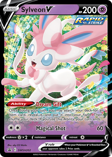 Sylveon V SWSH202/298 - SWSH Black Star Promos Holofoil (MP) - Game Nerdz