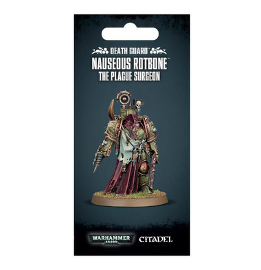 Warhammer 40K: Death Guard Nauseous Rotbone, the Plague Surgeon - Game ...