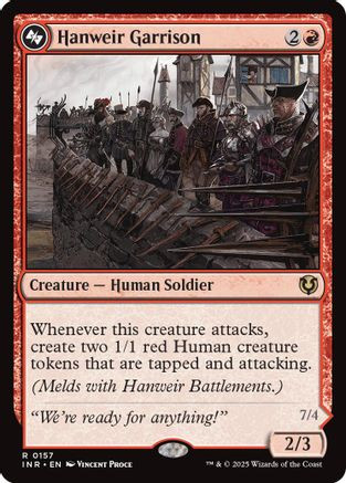 Hanweir Garrison (INR-157) - Innistrad Remastered Foil - Game Nerdz