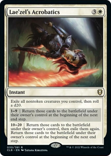 Lae'zel's Acrobatics (CLB-030) - Commander Legends: Battle for Baldur's ...