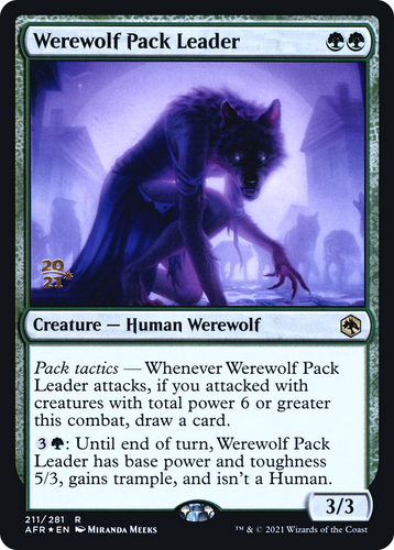 Werewolf Pack Leader (PRE-211S) - Adventures in the Forgotten Realms ...