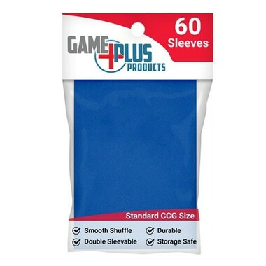 Standard Size Blue Card Sleeves (60ct) - Game Nerdz